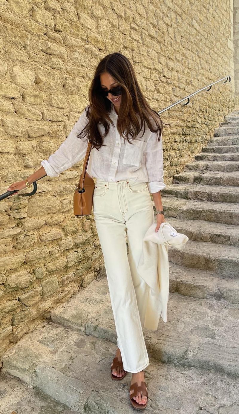 6 Chic Hermès Oran Sandals Outfits
