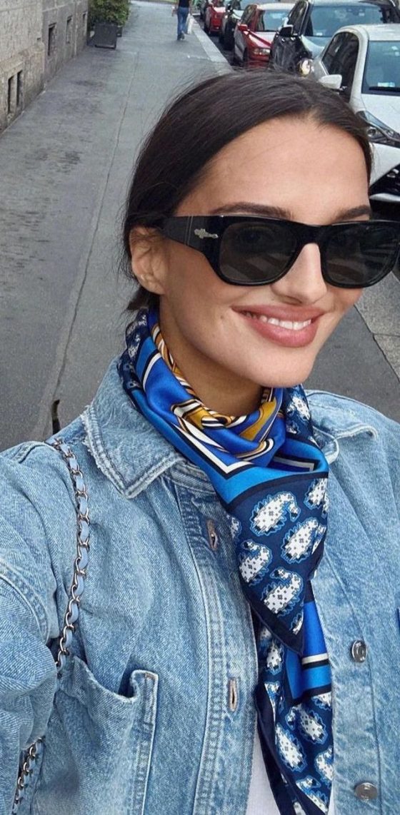 6 French Girl Silk Scarf Outfit Ideas for Timeless, Chic Style