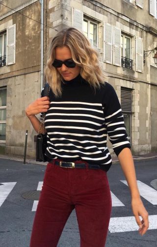7 Chic Striped Sweater Outfit Ideas Inspired by French Girl Style
